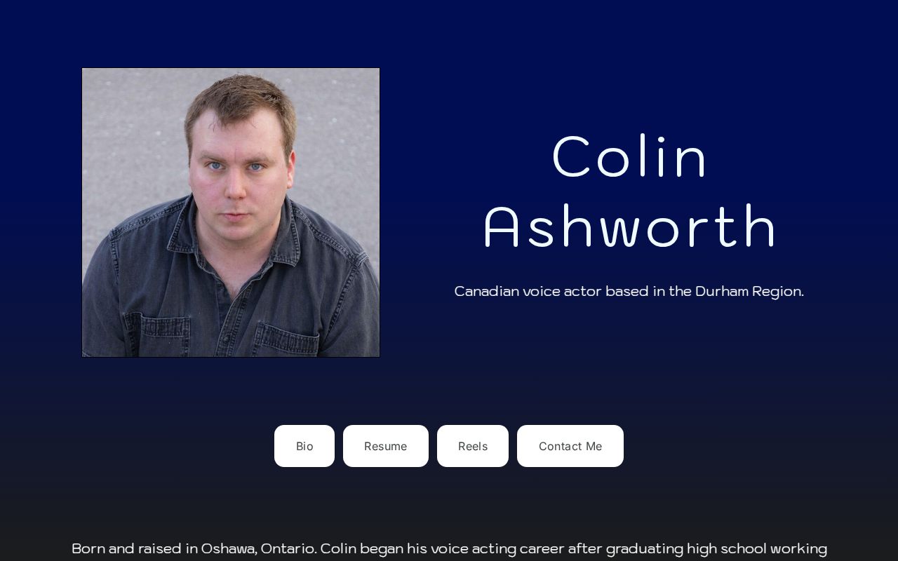 Colin Ashworth - Voice Actor